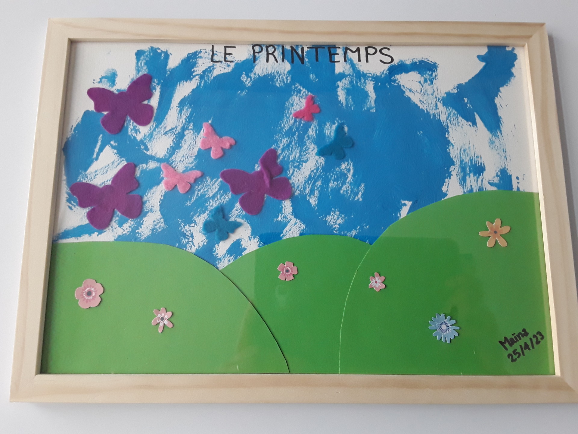 Le tableau du printemps